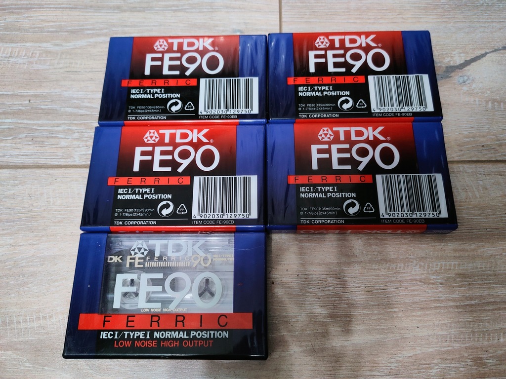 kaseta magnetofonowa TDK FE90 FERRIC nowa - 13261071394 - oficjalne ...