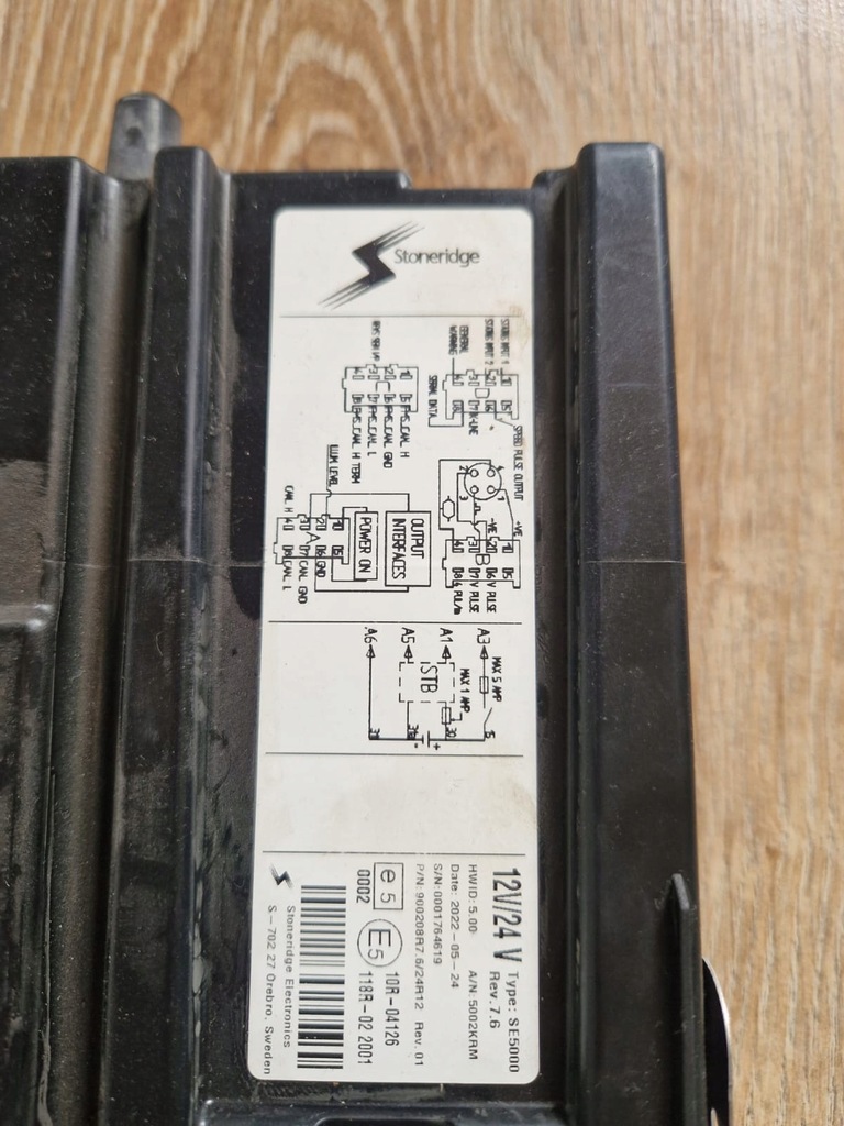 tachograf SCANIA R Stoneridge SE5000 Exakt Duo 24V - 13520110091 ...