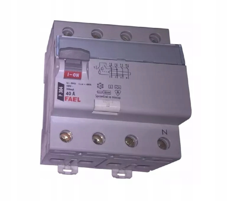 WYŁĄCZNIK RÓŻNICOWOPRĄDOWY P304 40A FAEL - 12775180522 - oficjalne ...