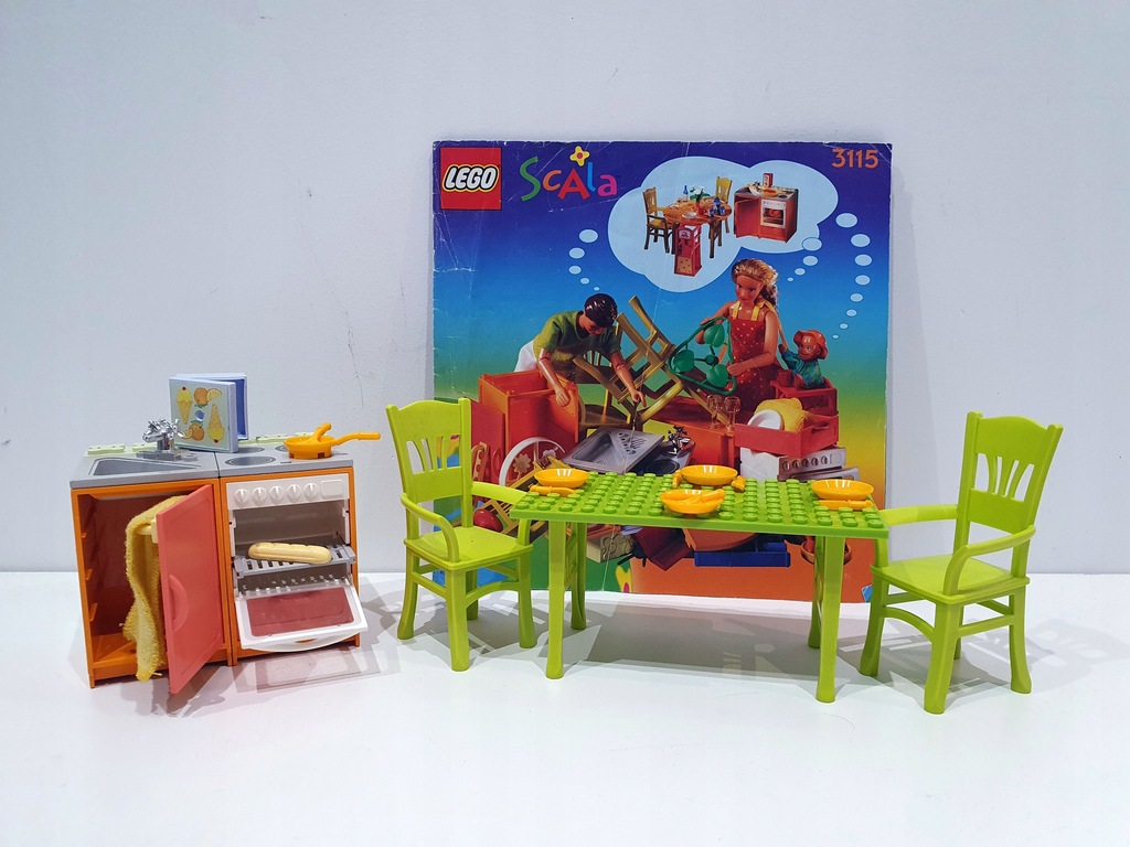 Lego SCALA 3115 Kuchnia, instrukcja - 12280587656 - oficjalne archiwum ...