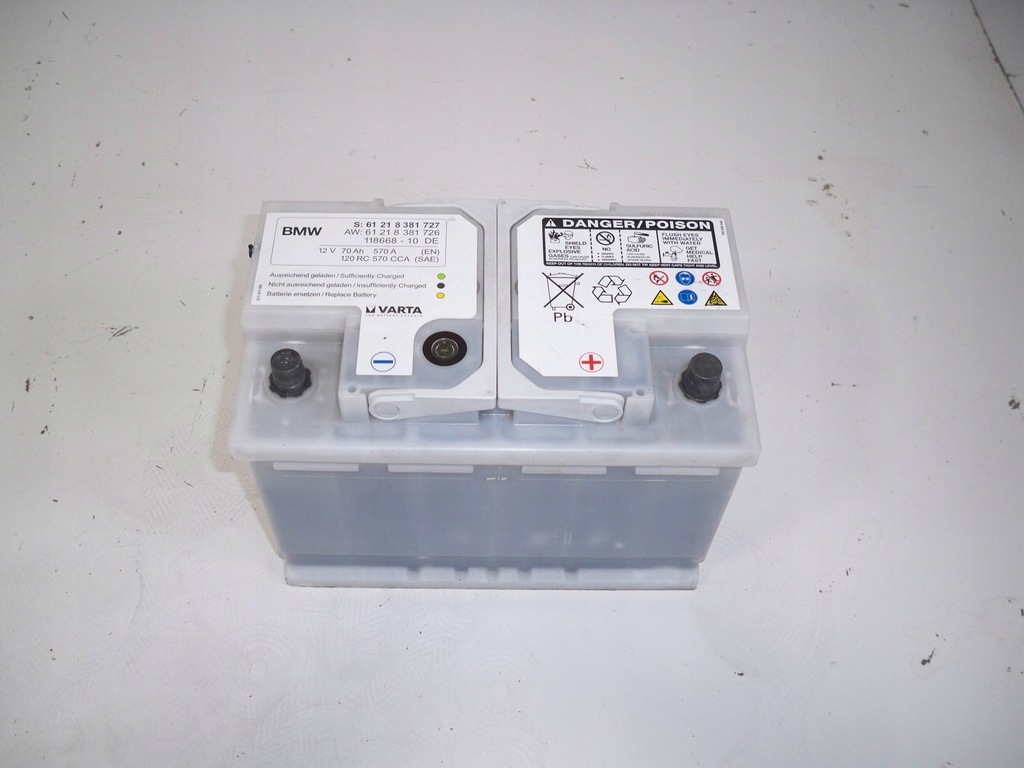 AKUMULATOR 70AH 570A BMW MINI R55 R56 R60 R61 - 14107922257 - oficjalne ...