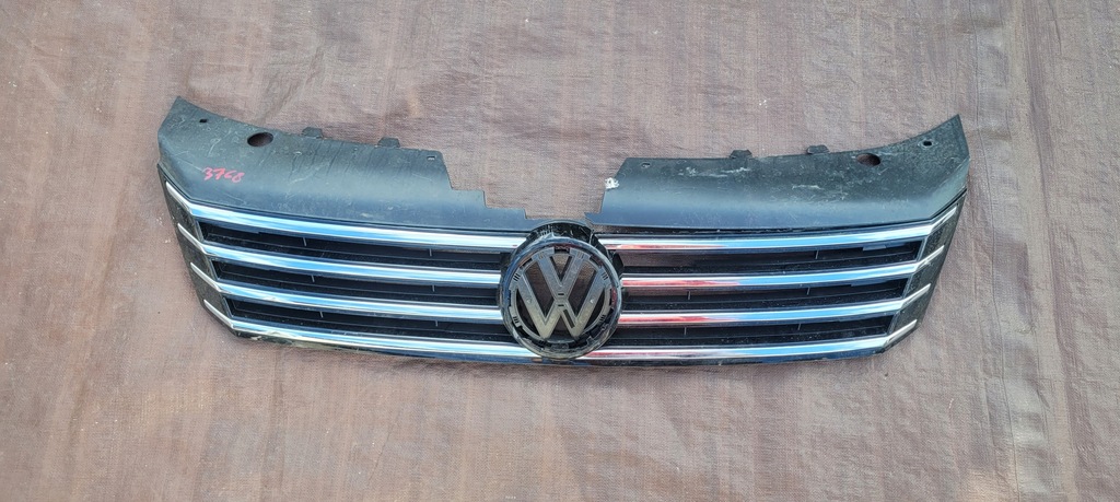 VW PASSAT B7 GRILL ZDERZAKA ATRAPA CHROM - 12698857487 - oficjalne archiwum Allegro