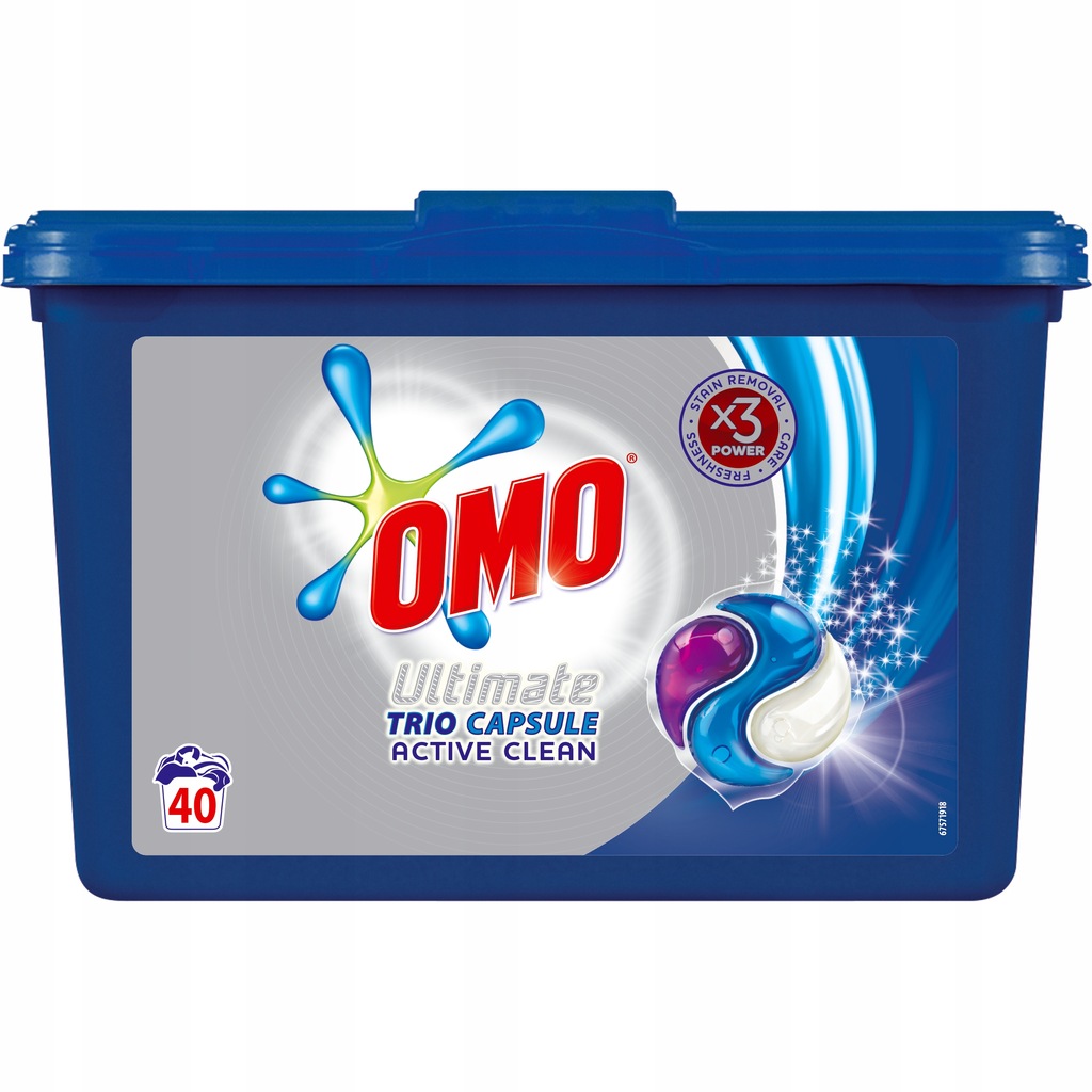 OMO Ultimate Active Clean Trio Kapsułki prania 40p - 9527483646 ...
