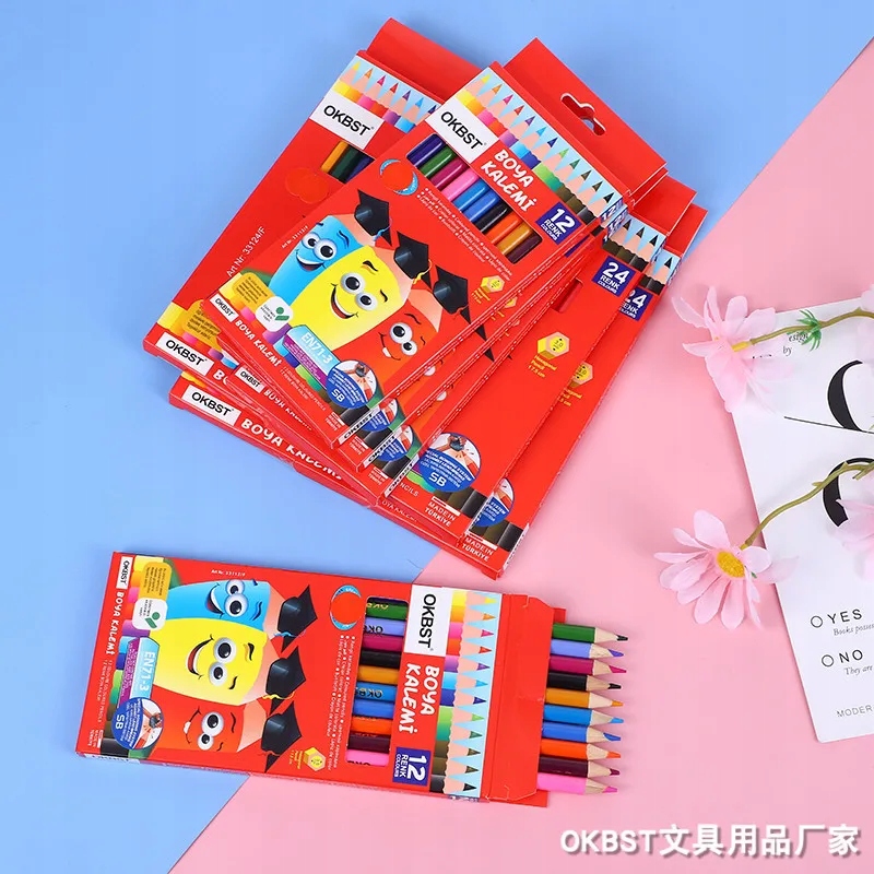 36 Colored Pencils Crayons Art Tools Kit for Kids Korean Kawaii ...