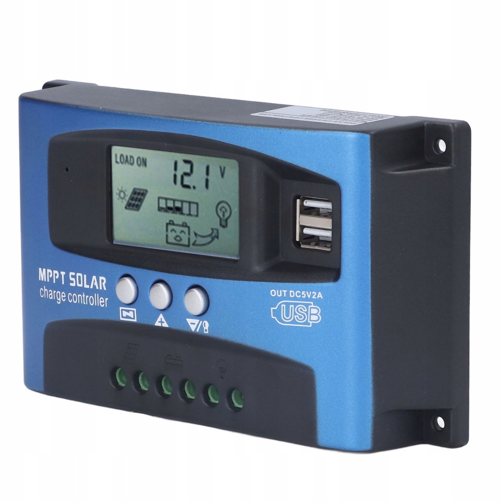 Regulator kontroler solarny 100A 12V/24V MPPT - 13051269297 - oficjalne archiwum Allegro