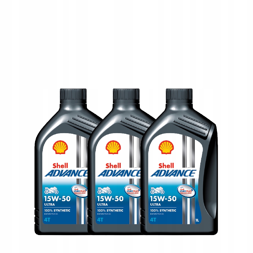 Olej motocyklowy Shell Advance 4T Ultra 15W-50 3L - 11340971879 ...