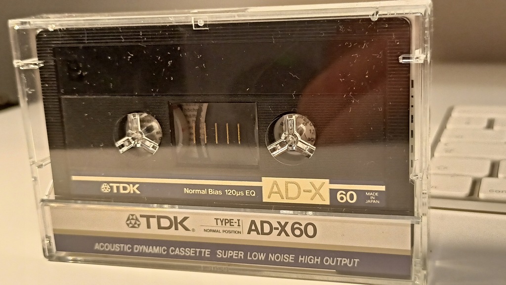 Kaseta Magnetofonowa TDK AD-X 60 - 12557263684 - oficjalne archiwum Allegro