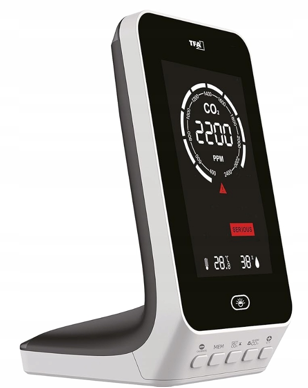 D9529 TFA Dostmann AIRCO2NTROL UP 31.5010.02, miernik poziomu powietrza ...