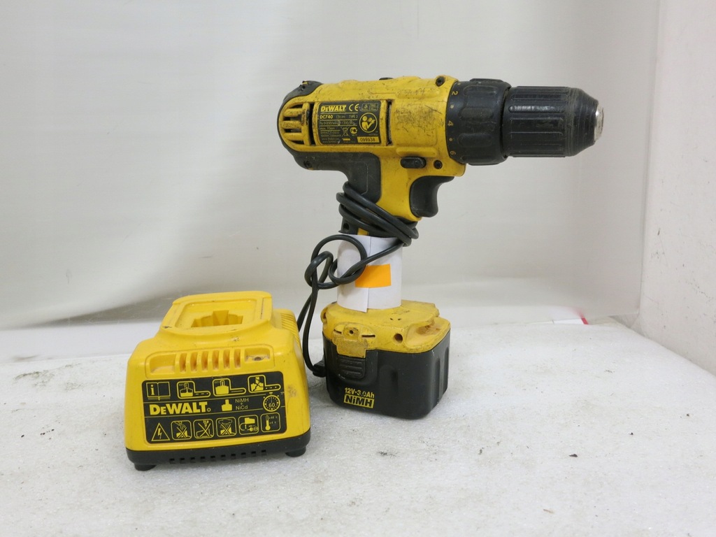 Wkrętarka akumulatorowe DeWalt DC740 12 V - 12868920686 - oficjalne ...