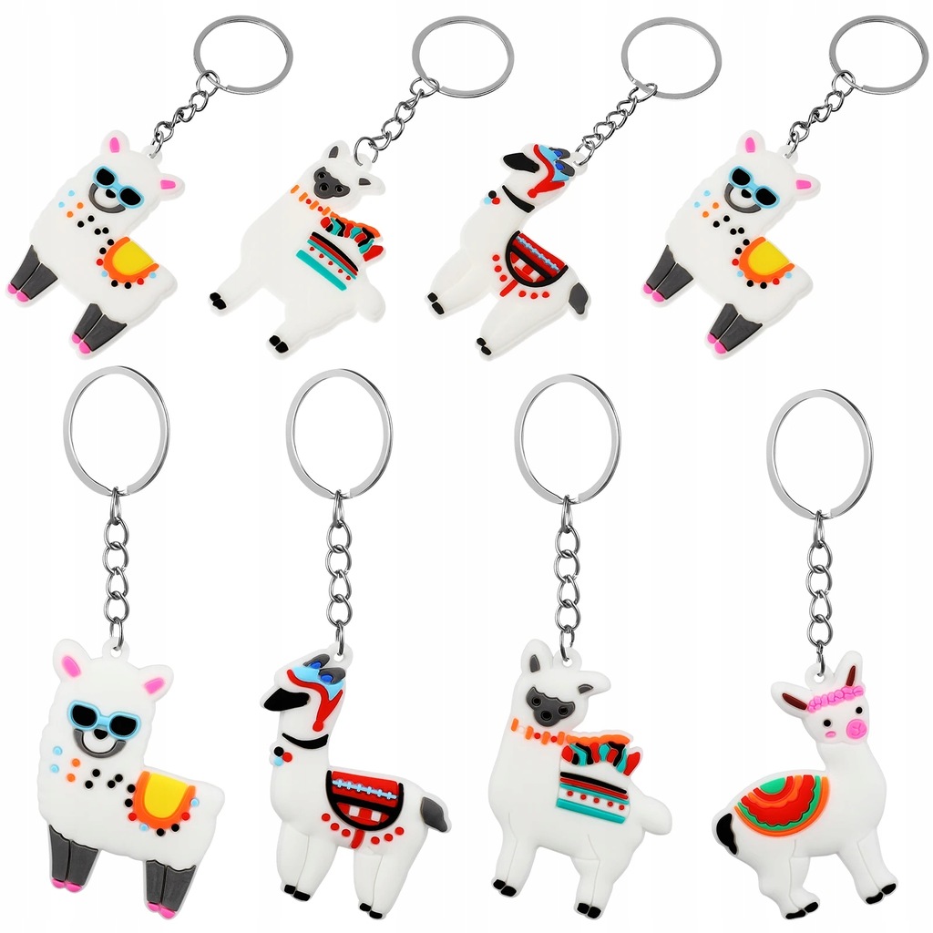 LLAMAS KEY RING HOLDERS RINGS CAR KEYS WOMENS GIF - 14618449829 ...