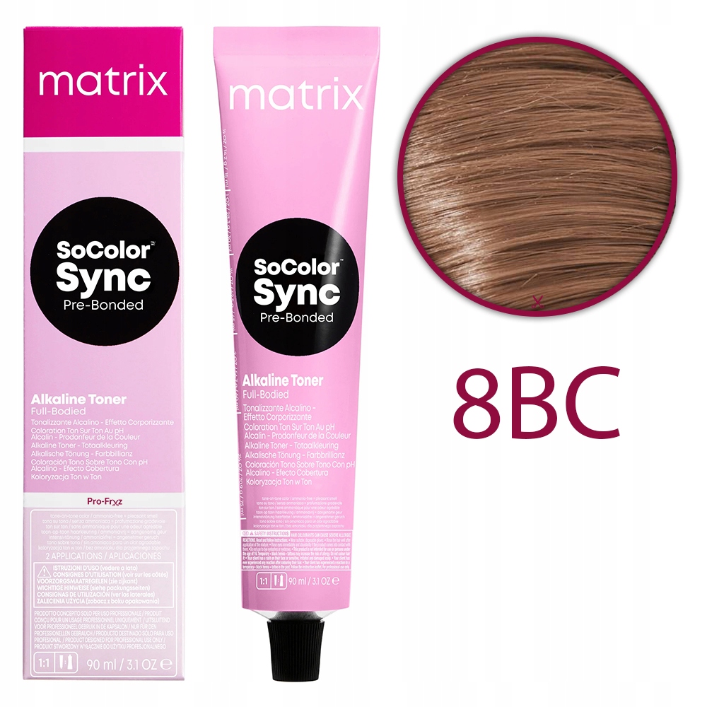 MATRIX COLOR SYNC - 8BC - FARBA DO WŁOSÓW 90ml - 8880467701 - oficjalne ...