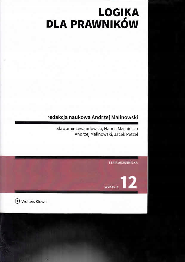Logika dla prawników malinowski semiotyka metodyka - 13519903002 ...