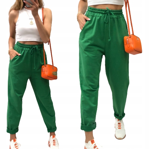 WIYA ITALY SPODNIE DRESOWE zieleń new model 2024 - 13651382173 ...