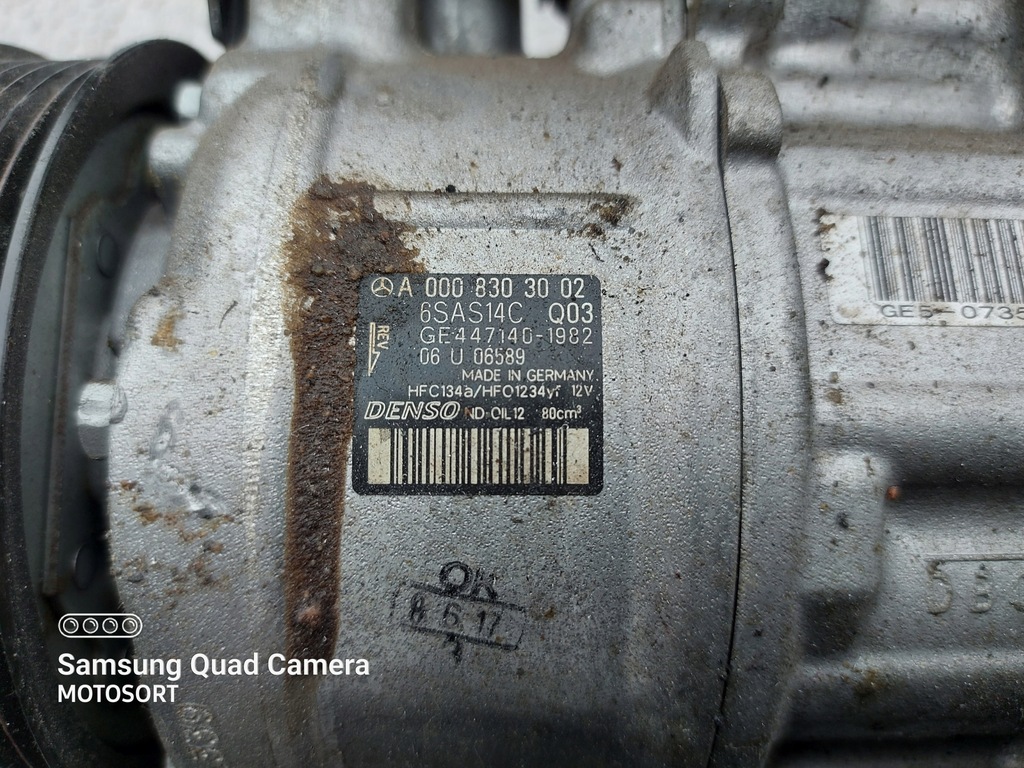 MERCEDES GLC KOMPRESOR KLIMATYZACJI A0008303002 - 12636212291 ...