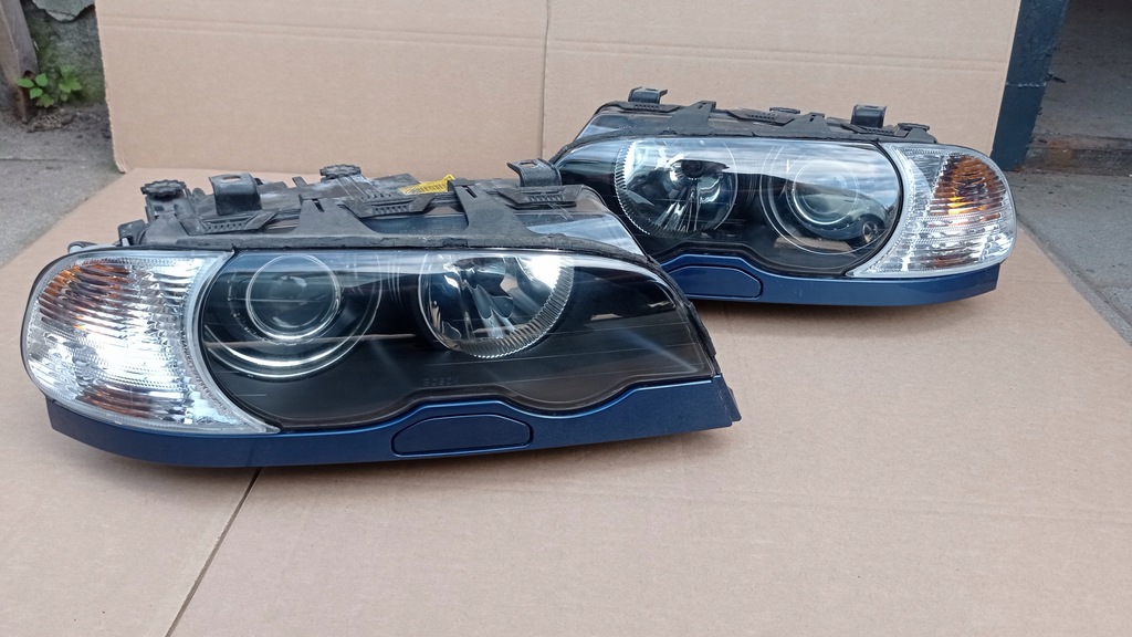 Lampy Xenon Bmw E46 Przed Lift coupe cabrio Europa - 12380879959 - oficjalne archiwum Allegro
