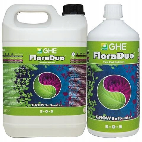 FLORA DUO GROW SOFT 1L WZROST DO WODY MIĘKKIEJ GHE - 11109188146 ...