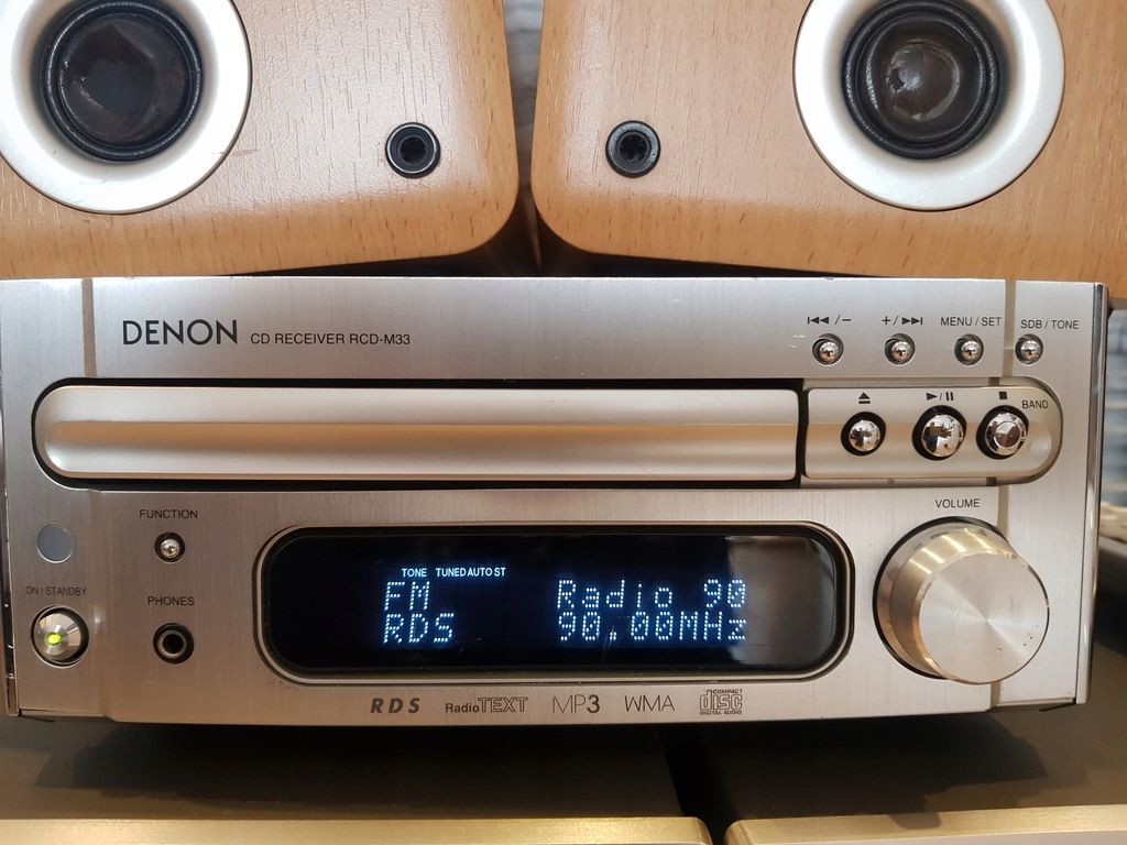 Denon RCD-M33 pilot kolumny amplituner CD MP3 - 12178263069 - oficjalne archiwum Allegro