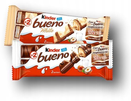 KINDER BUENO 43G 2 BATONY FERRERO - 12467107869 - oficjalne archiwum ...