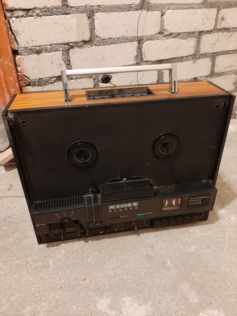 MAGNETOFON SZPULOWY UNITRA 2405S - 10980672151 - oficjalne archiwum Allegro