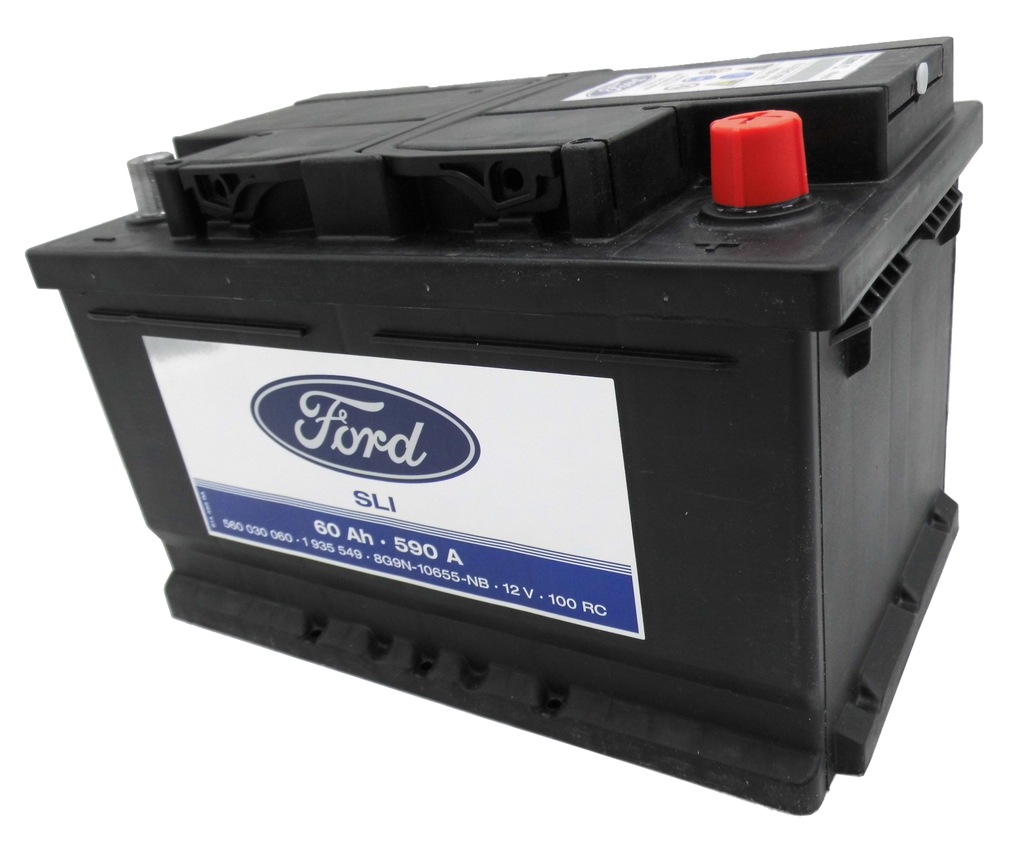 AKUMULATOR 60AH 590A FORD FIESTA KUGA MONDEO FOCUS - 12992661022 ...