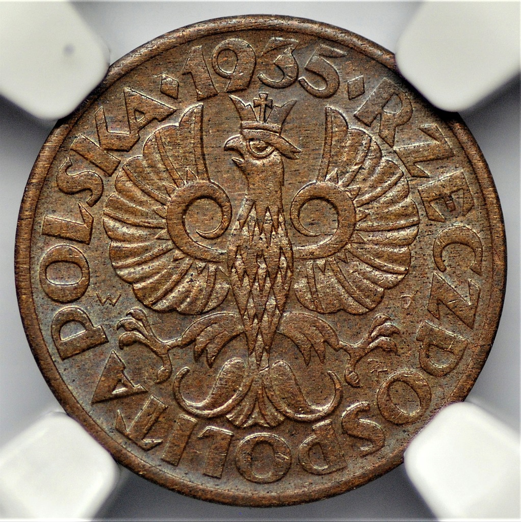PM II RP 1 grosz 1935 NGC MS62 BN ładny - 17458025818 - oficjalne archiwum Allegro