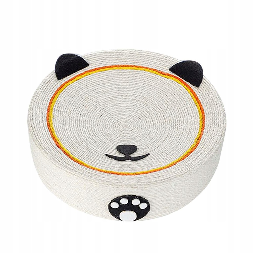 Cat Scratcher Bed Round Sisal Mat Size 40x10.5cm Home Decoration Panda ...