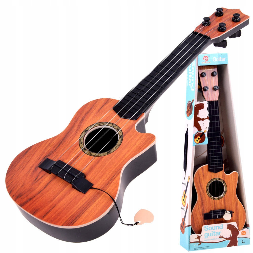 GITARA DLA DZIECI mała 4-strunowa - 13310981972 - oficjalne archiwum Allegro