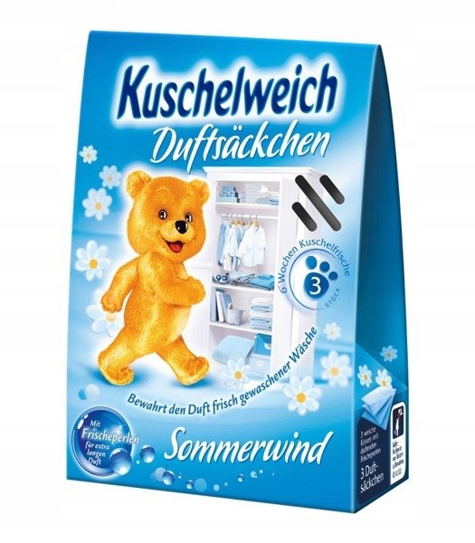 Kuschelweich Saszetki Zapachowe 3szt Sommerwind DE - 11232381300 ...