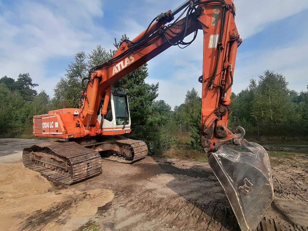 Koparka Atlas 1704 Błotniak Szeroka Gąsienica - 8532833874 - oficjalne ...