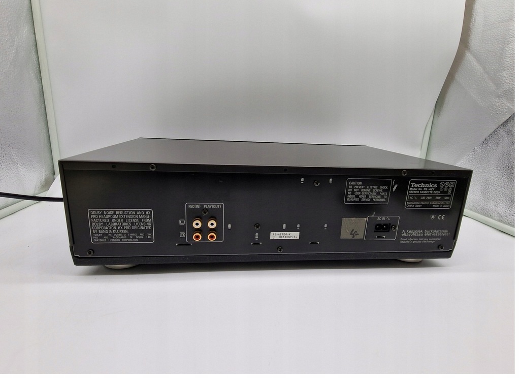 TECHNICS RS-AZ7 MAGNETOFON KASETOWY DECK TOP STAN! - 13168011817 - oficjalne archiwum Allegro