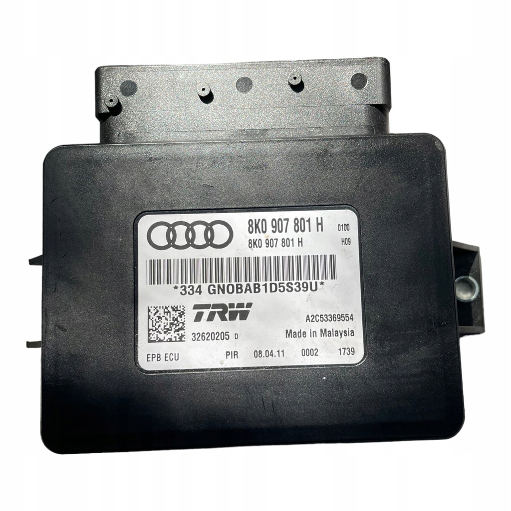 Audi A4 B8 Moduł Hamulca Ręcznego 8K0907801H - 13777222492 - oficjalne archiwum Allegro