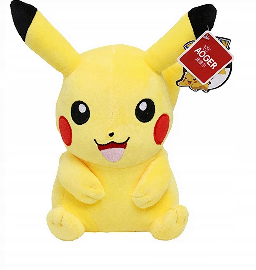 POKEMON PIKACHU MASKOTKA PLUSZAK 24cm GO MIŚ - 12565186837 - oficjalne ...