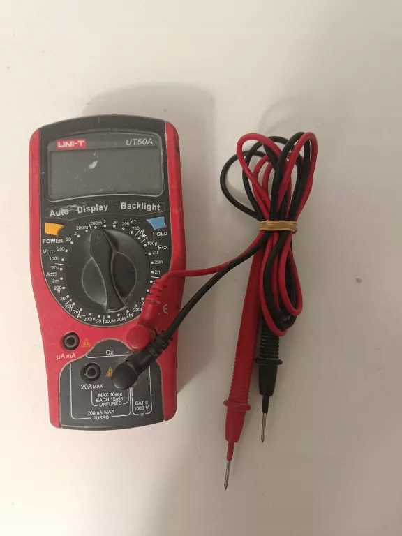 MIERNIK CYFROWY MULTIMETR UNI-T UT 50A - 15466107084 - oficjalne archiwum Allegro