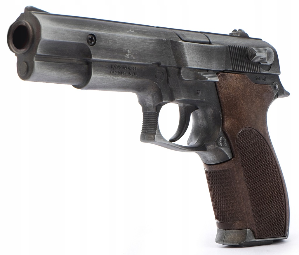 DUŻY PISTOLET METALOWY NA KAPISZONY GONHER 45/1 - 7622442359 - oficjalne archiwum Allegro