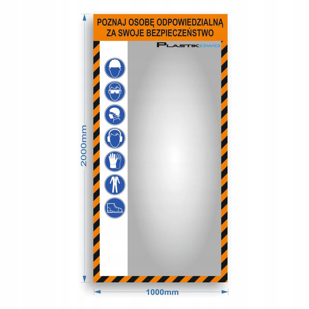 Tablica BHP 9 2000x1000mm - 12107770230 - oficjalne archiwum Allegro