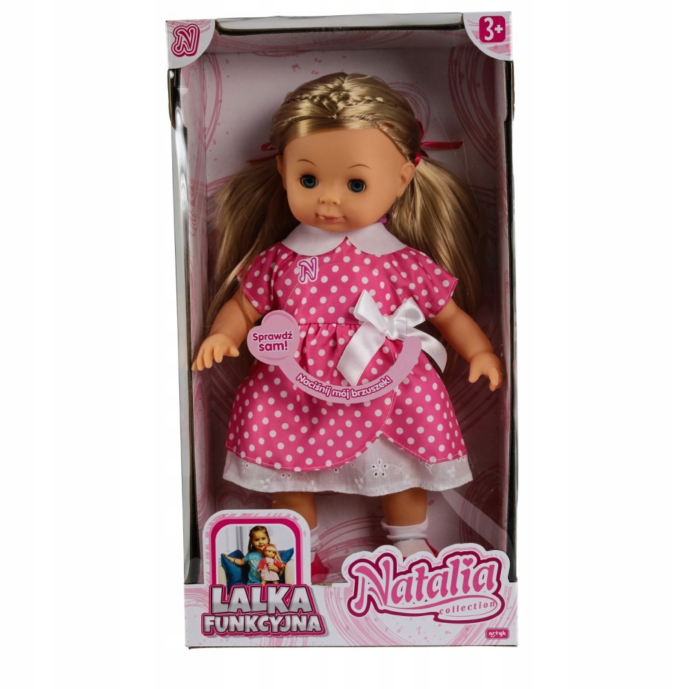 Lalka Artyk Natalia mówi po polsku z kitkami 39 cm - 12485550717 ...