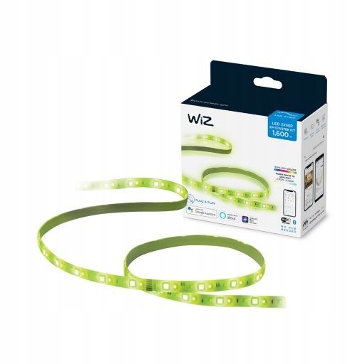 WIZ LED STRIP TAŚMA LED 2M 2700 - 6500 RGB 1600 Im - 11832804433 ...