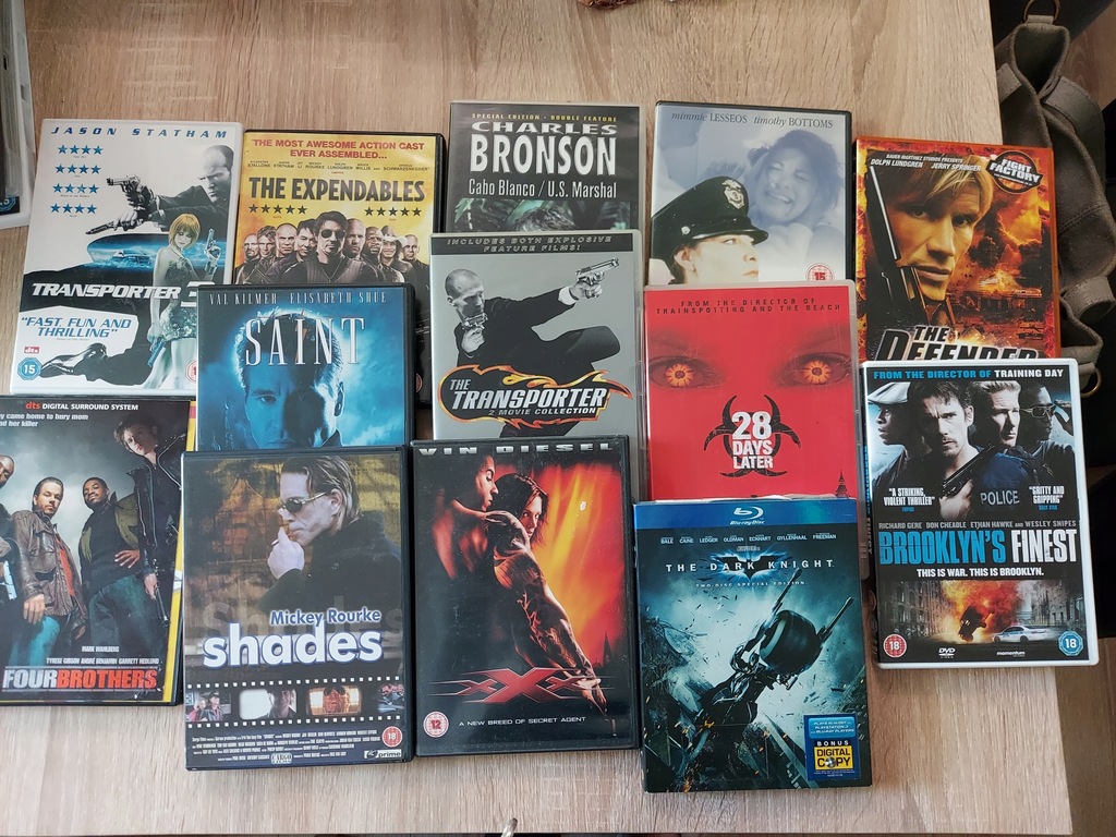 Filmy akcji DVD zestaw 13 szt PO ANGIELSKU - 13150121818 - oficjalne ...