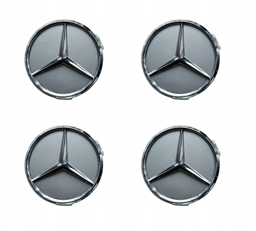 DEKIELEK KAPSEL FELGI MERCEDES 75mm KOMPLET 4 SZT - 9339295909 - oficjalne archiwum Allegro