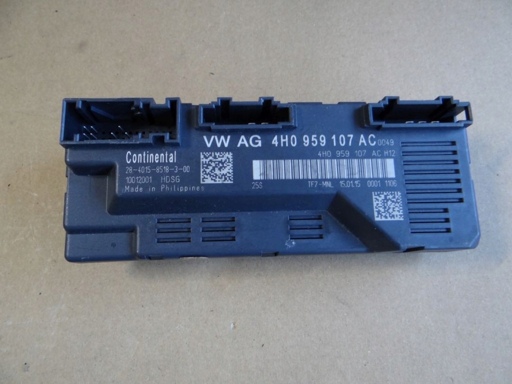 Sterownik Moduł El. Klapy 4H0959107AC Audi A8 D4 - 12082297620 ...