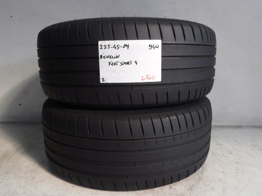 OPONY LETNIE MICHELIN PILOT SPORT 4 225/45/17 94W - 14249009524 - oficjalne archiwum Allegro
