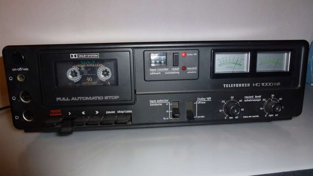 Magnetofon kasetowy Telefunken HC 1000 czarny - 13645697085 - oficjalne ...