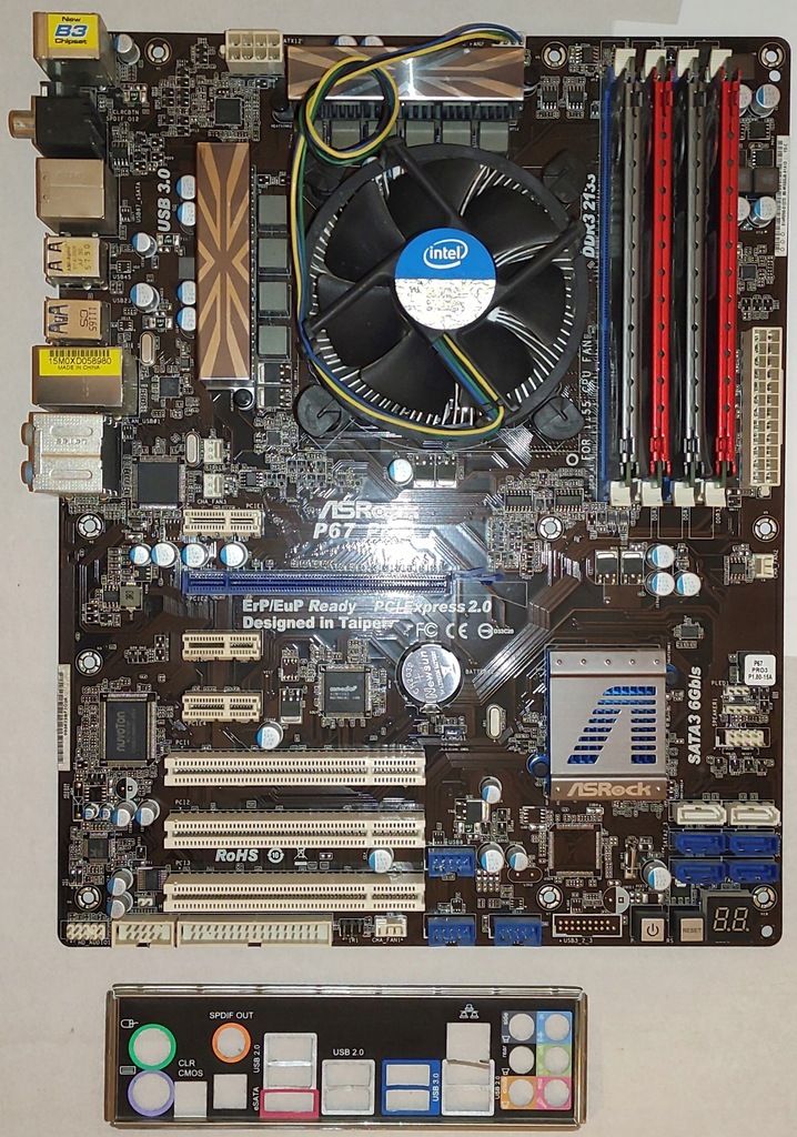 Płyta główna ASRock P67 PRO3 ATX i5-2500K 8GB RAID - 11529102072 ...