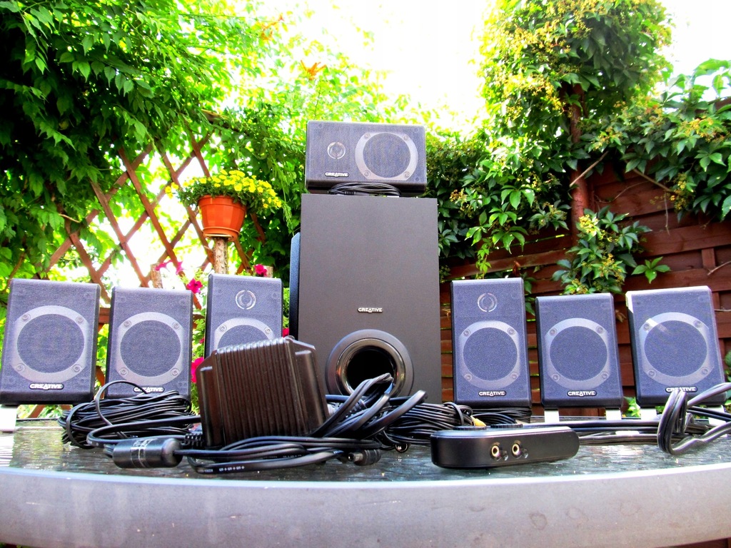 GŁOŚNIKI KOMPUTEROWE CREATIVE INSPIRE T7700 7.1 - 14198268528 ...