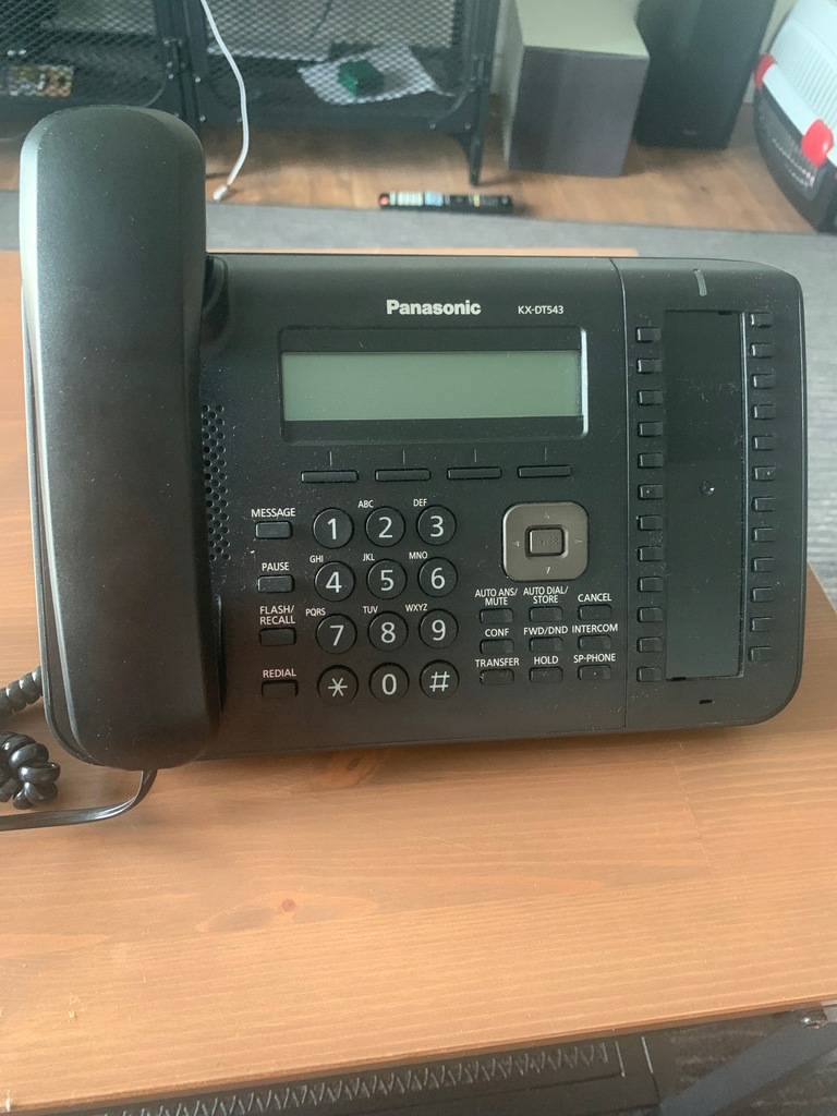 Telefon stacjonarny Panasonic KX-DT543 czarny - 11006423684 - oficjalne archiwum Allegro