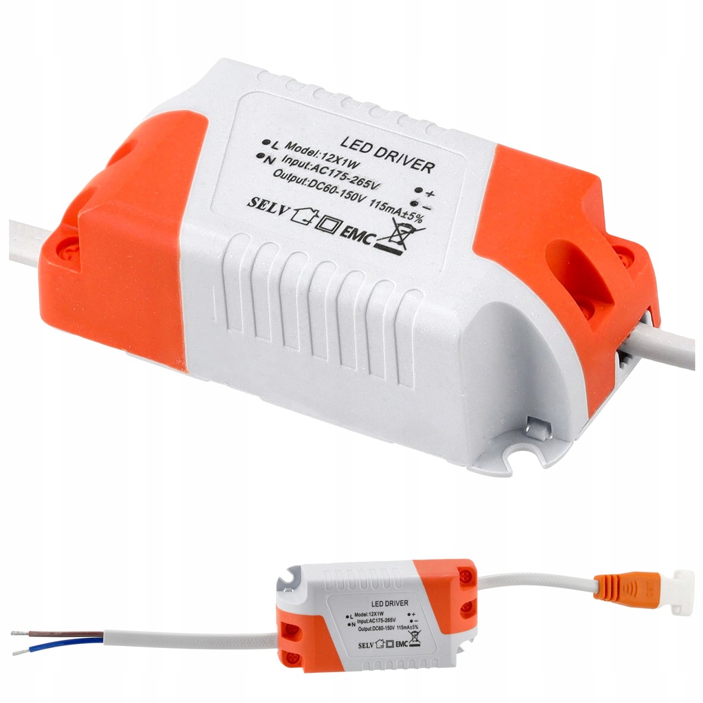 Zasilacz do Paneli Prądowy 12W Transformator AC175-265V DC60-150V 115mA ...