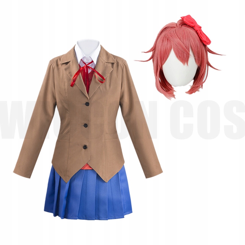 Cosplay Anime Doki Doki Literature Club Monika kos - 17198220270 ...