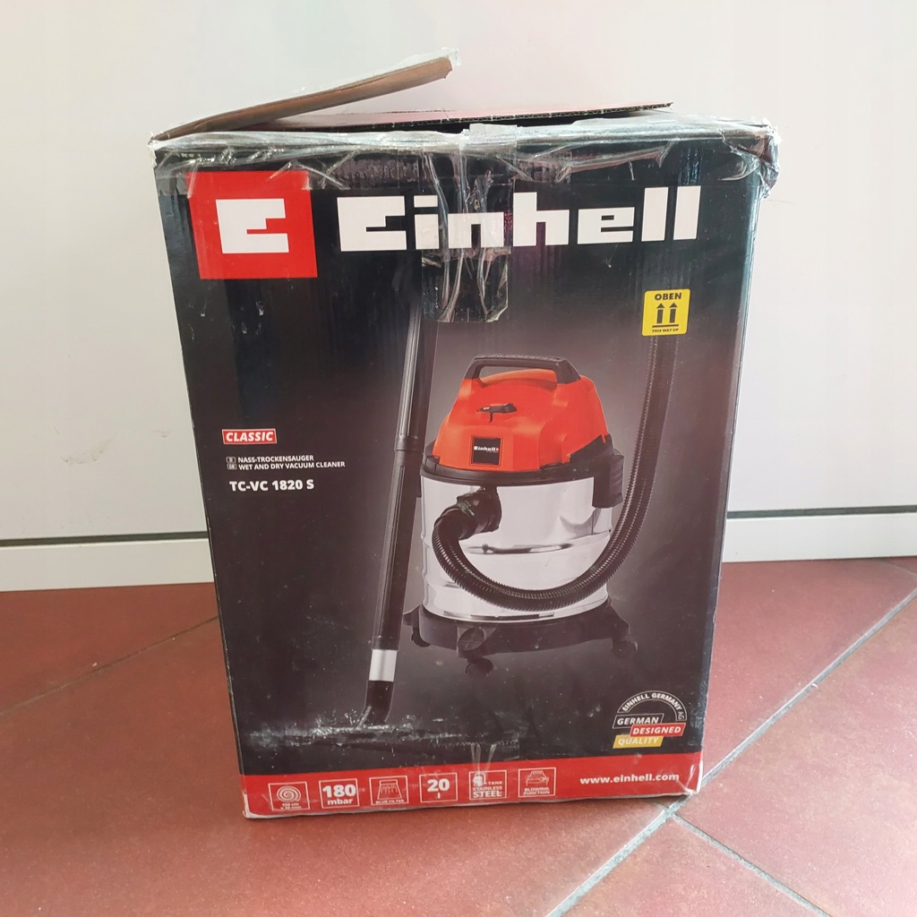 Odkurzacz przemysłowy EINHELL TC-VC 1820 S - 12038755250 - oficjalne ...