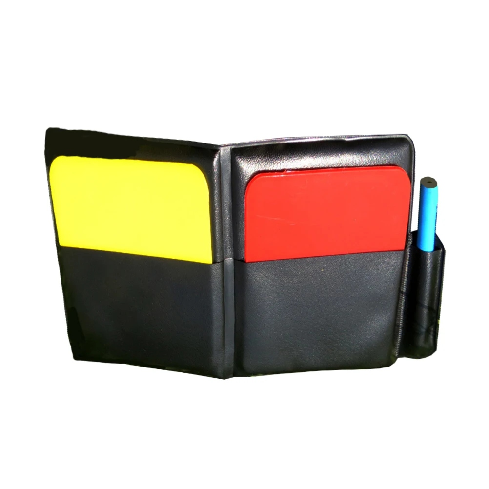 REFEREE KIT YELLOW RED CARDS PURSE SOCCER WHISTLE - 13703190491 ...