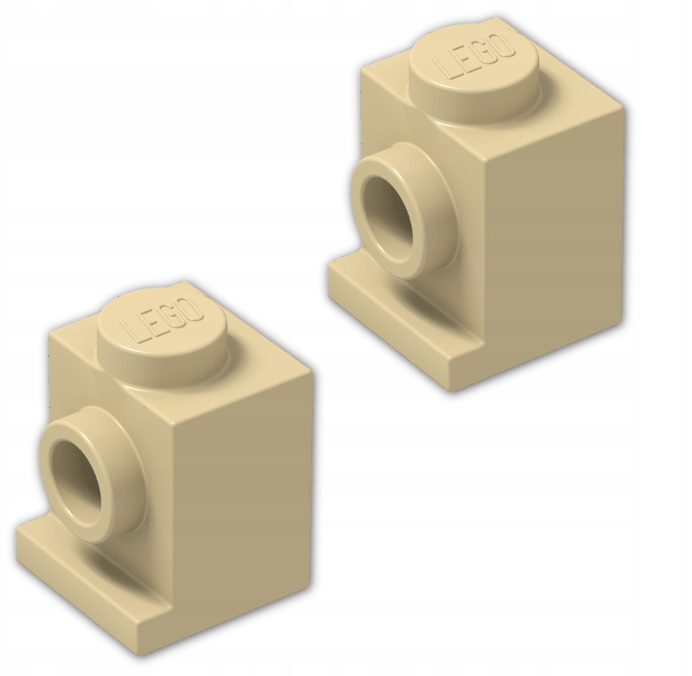 03750a LEGO 4070 brick 1x1 mod bok - piaskowy 2szt - 7661362852 ...